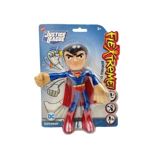 Mattel | Toys | Dc Comics Justice League Superman Flextreme Bendable ...